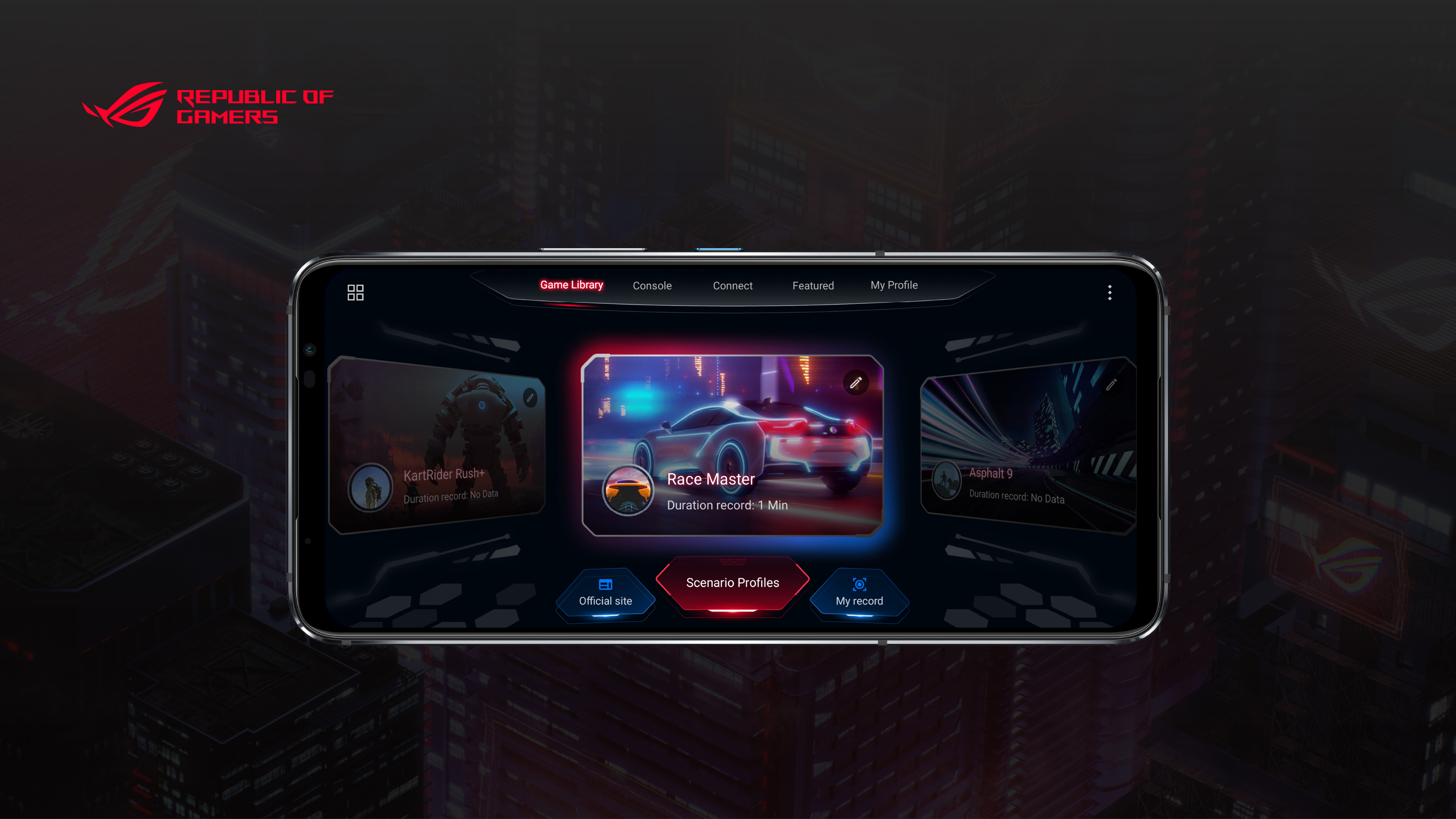 iF Design - ROG Phone Gaming UX Design