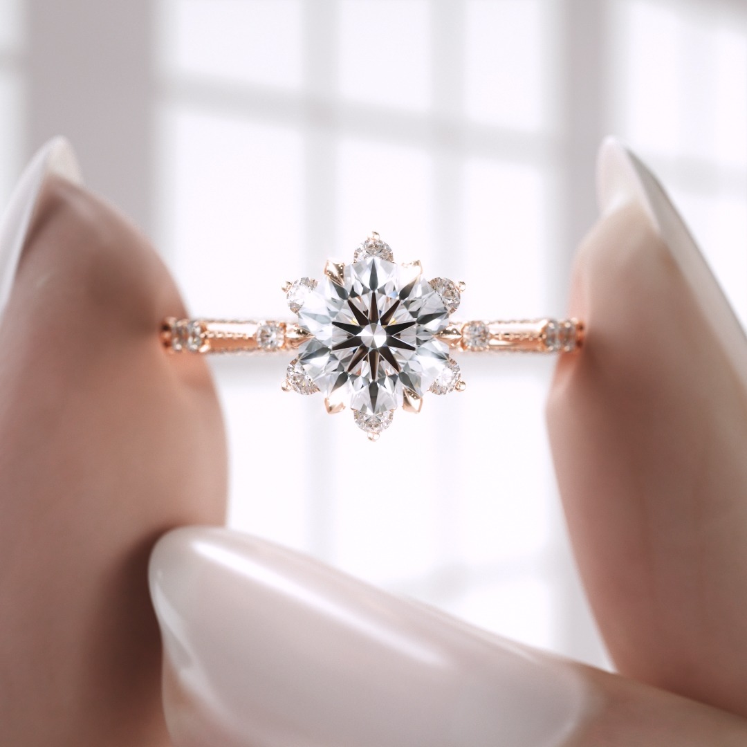 iF Design - Decagon 10 Hearts & Arrows Diamond Cut