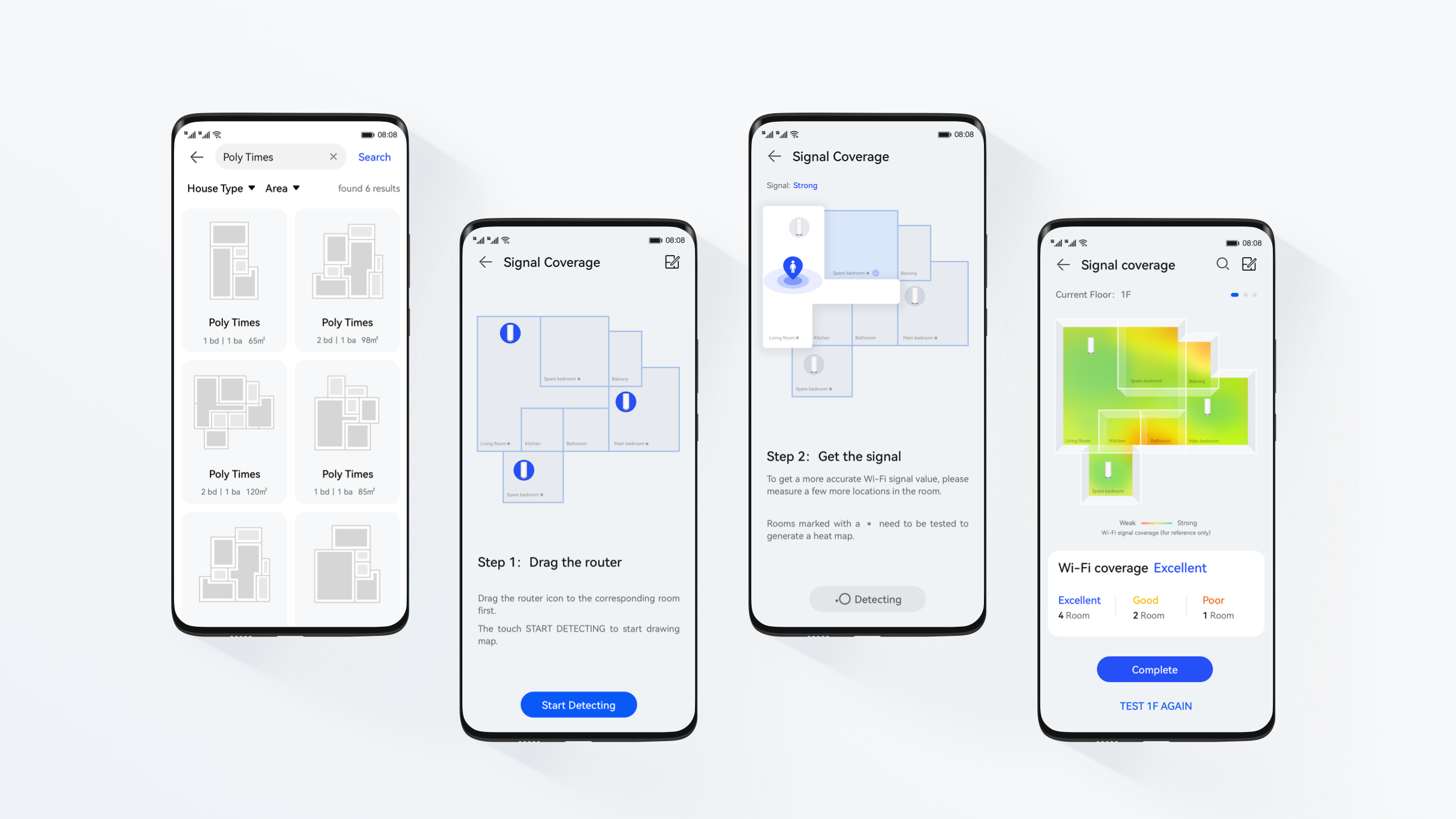 iF Design - HUAWEI Signal Coverage Map