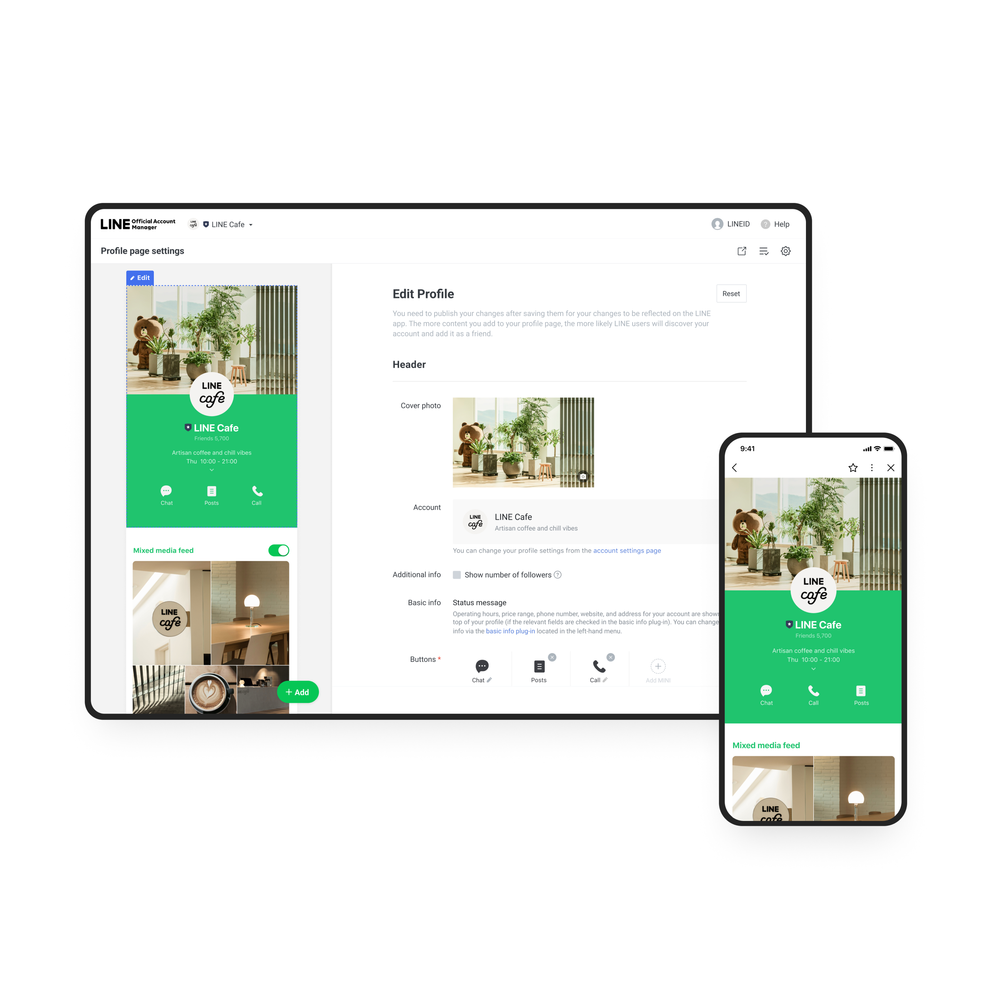 iF Design - LINE OA Profile