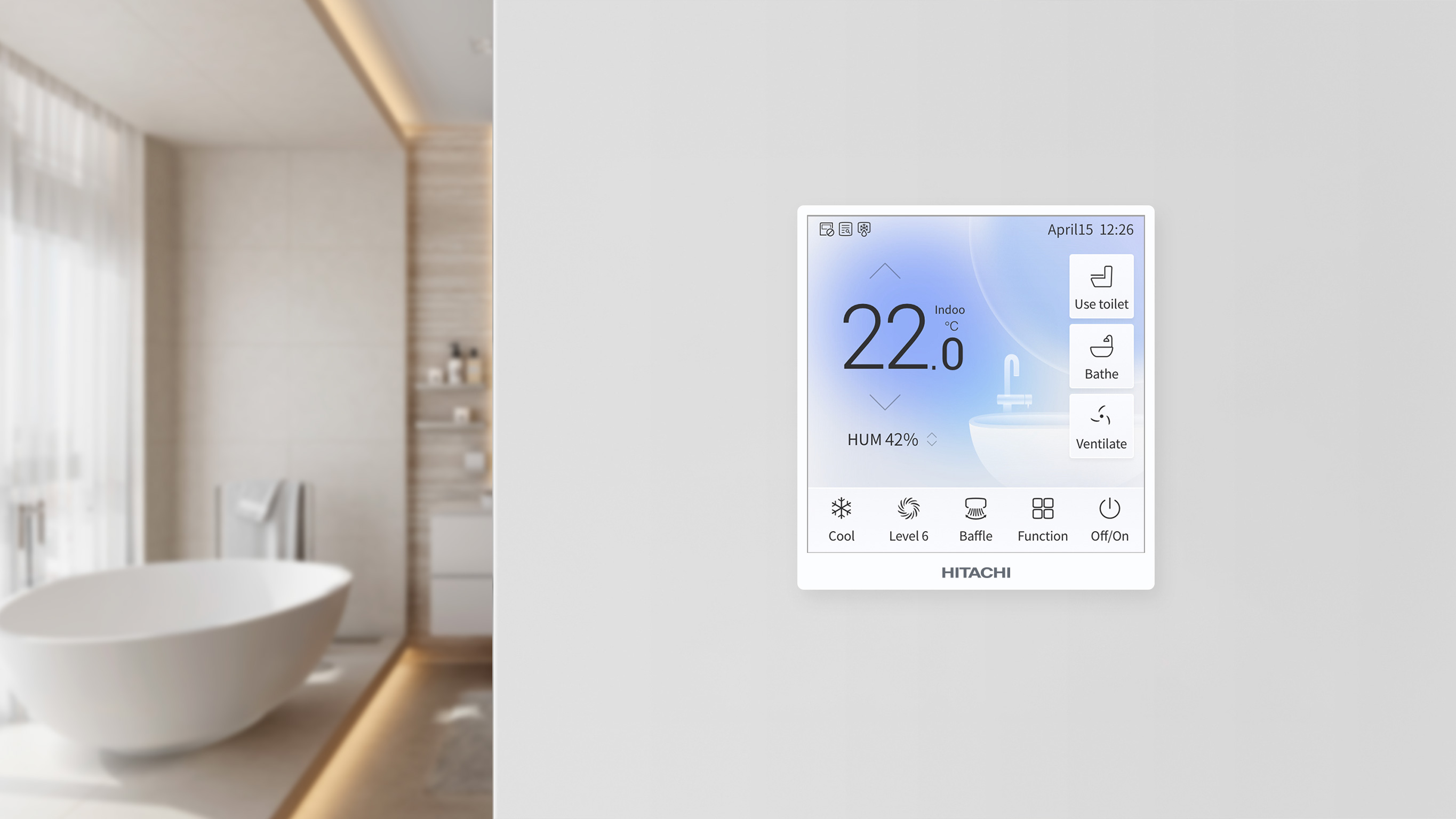 iF Design - Hitachi Central AC Kitchen&Bathroom Controller