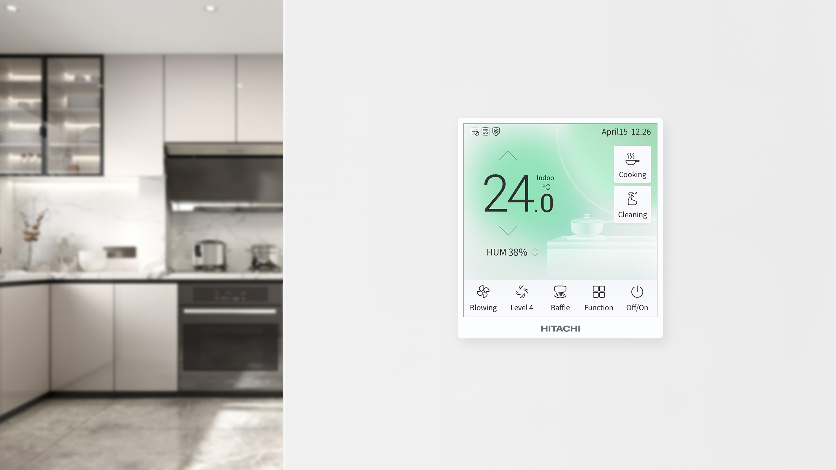 iF Design - Hitachi Central AC Kitchen&Bathroom Controller