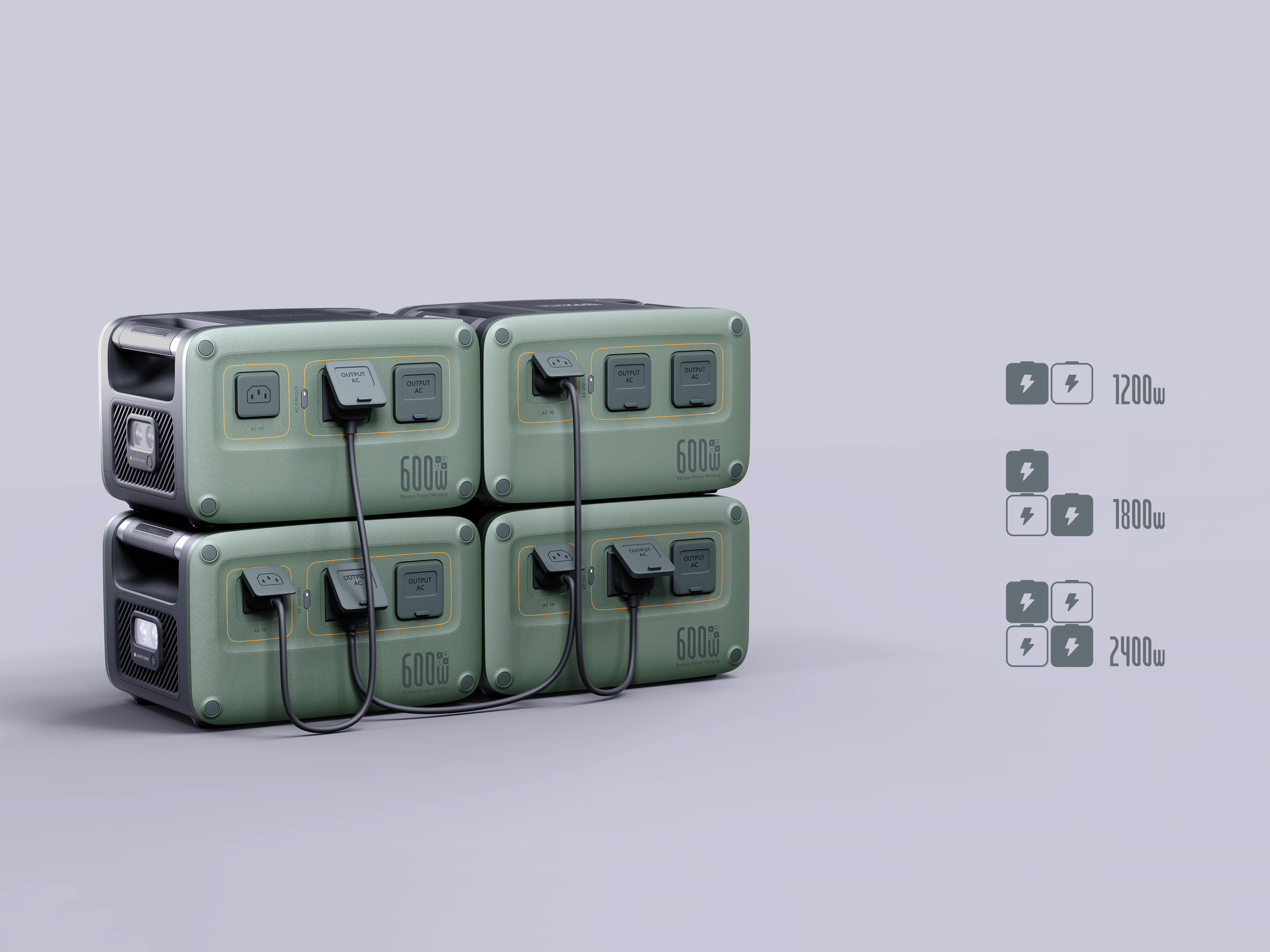 iF Design - Energy Stack Digital Portable Energy Station