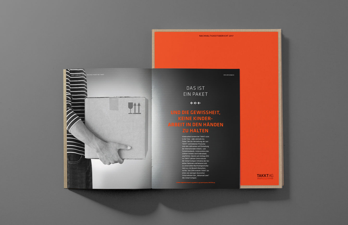 iF Design - Keep Changing – TAKKT AG, Nachhaltigkeitsbericht