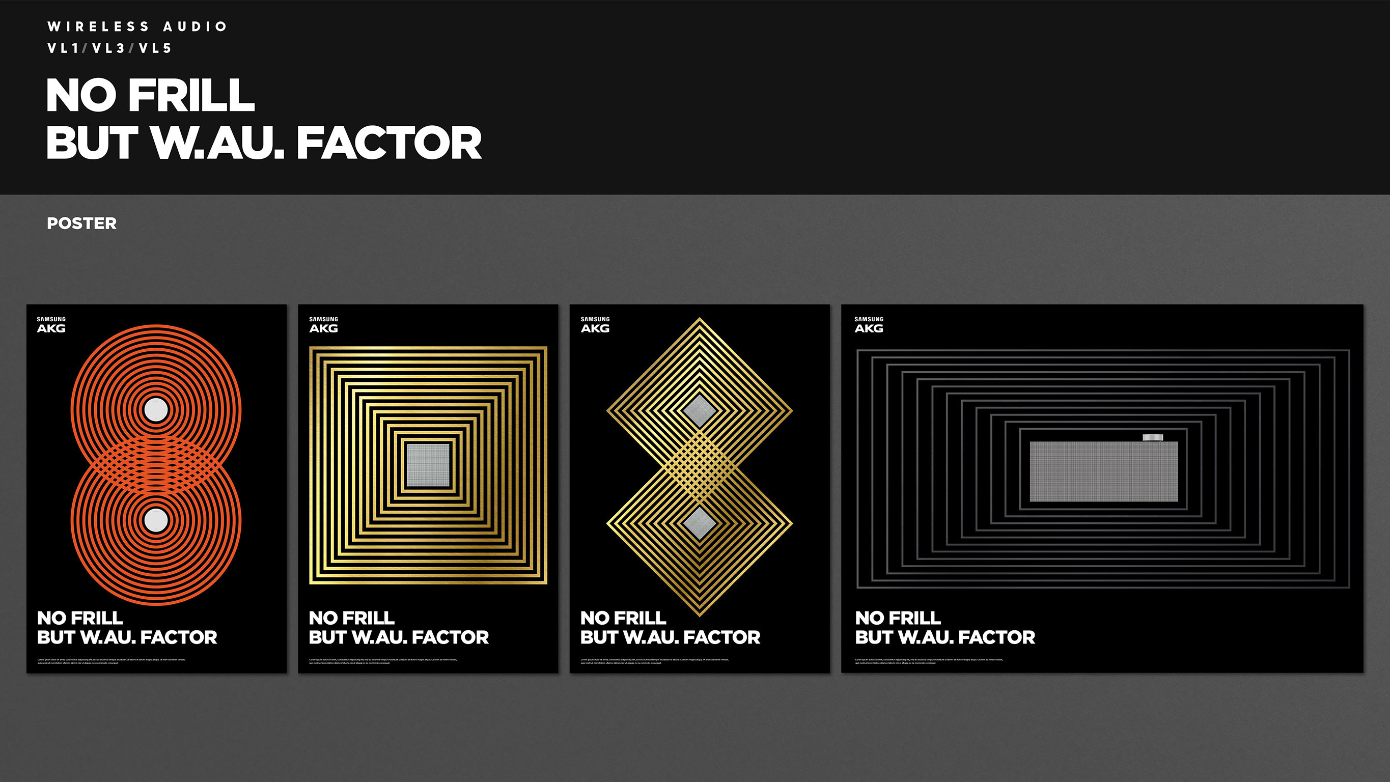 iF Design - Wireless Audio VL Series Visual Identity System