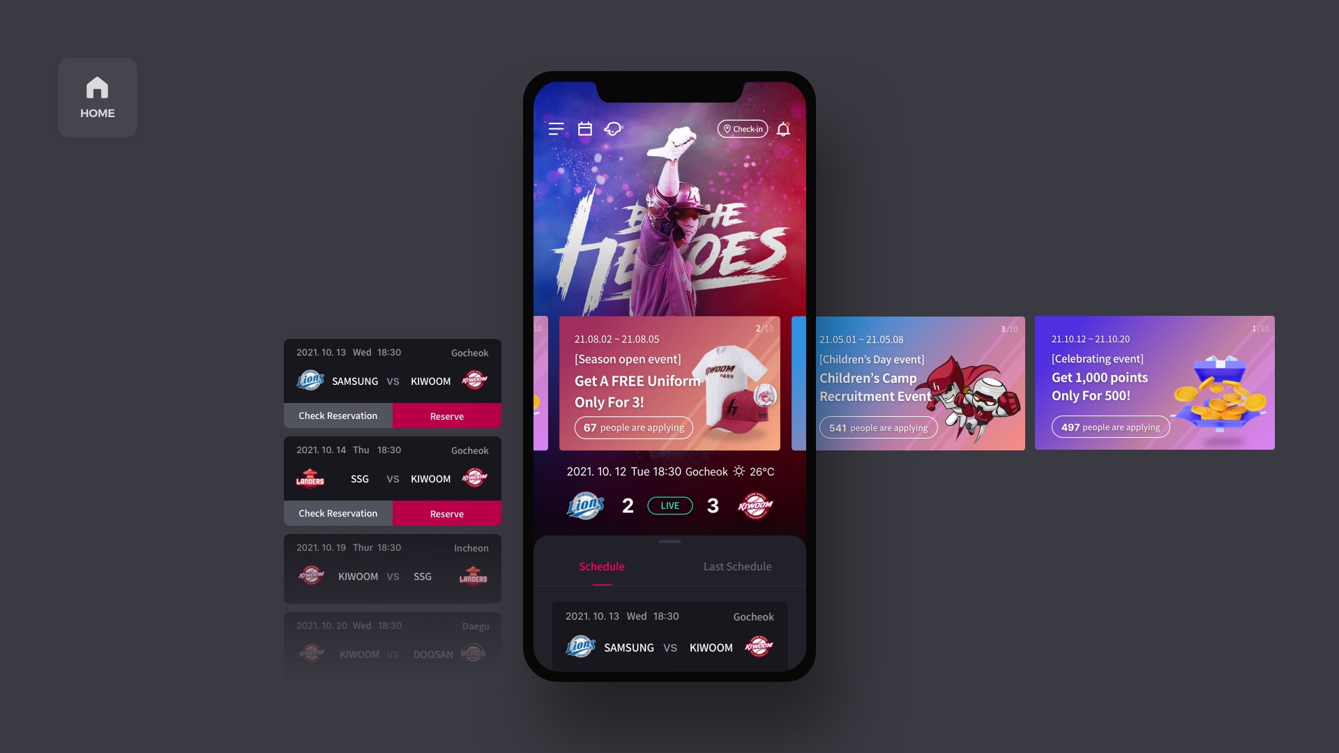 iF Design - Seoul Heroes Smart Stadium UX/UI