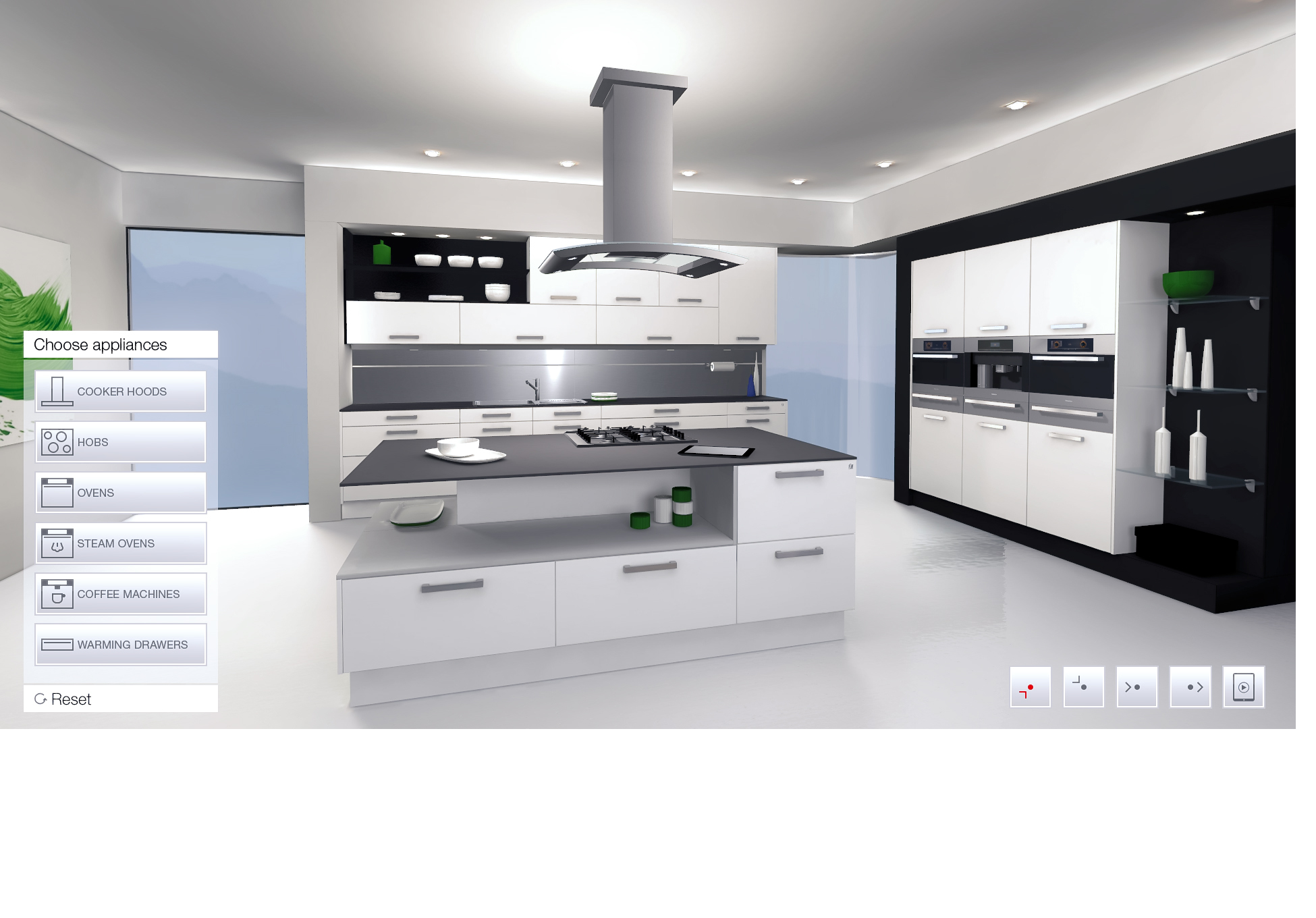 iF Design - Miele Kitchen Appliance Visualizer
