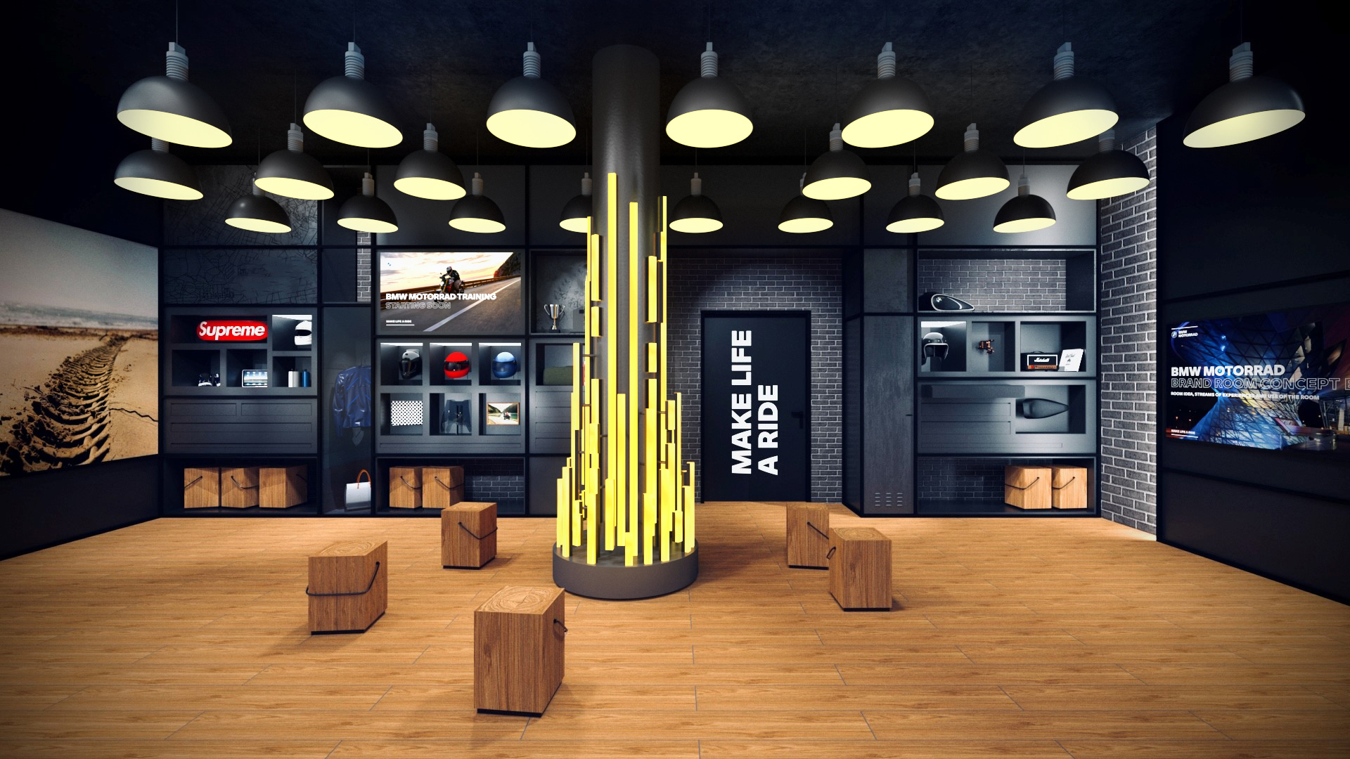 iF Design - BMW Motorrad Brand Room