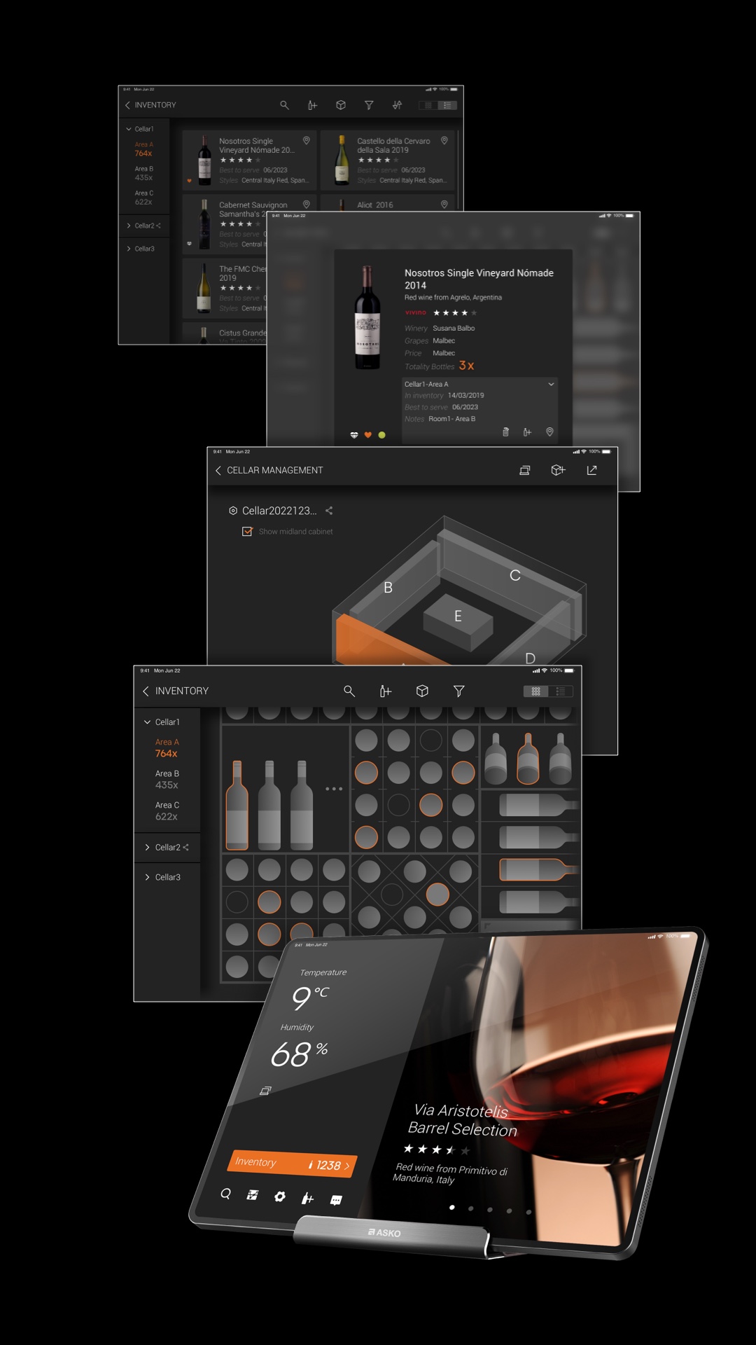 iF Design - ASKO Management System for Cellar Storage
