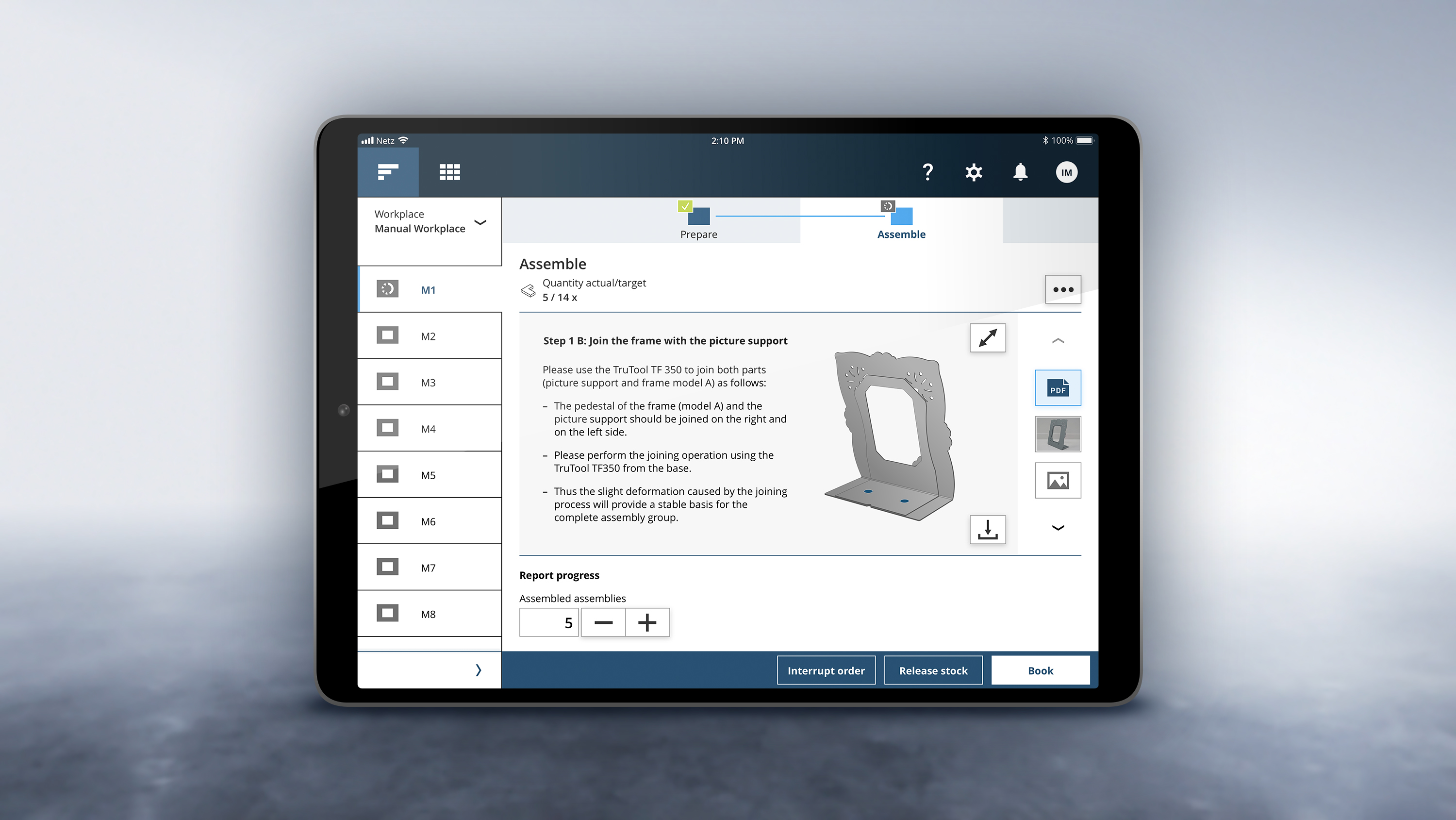 iF Design - Digital assistant for sheet metal production