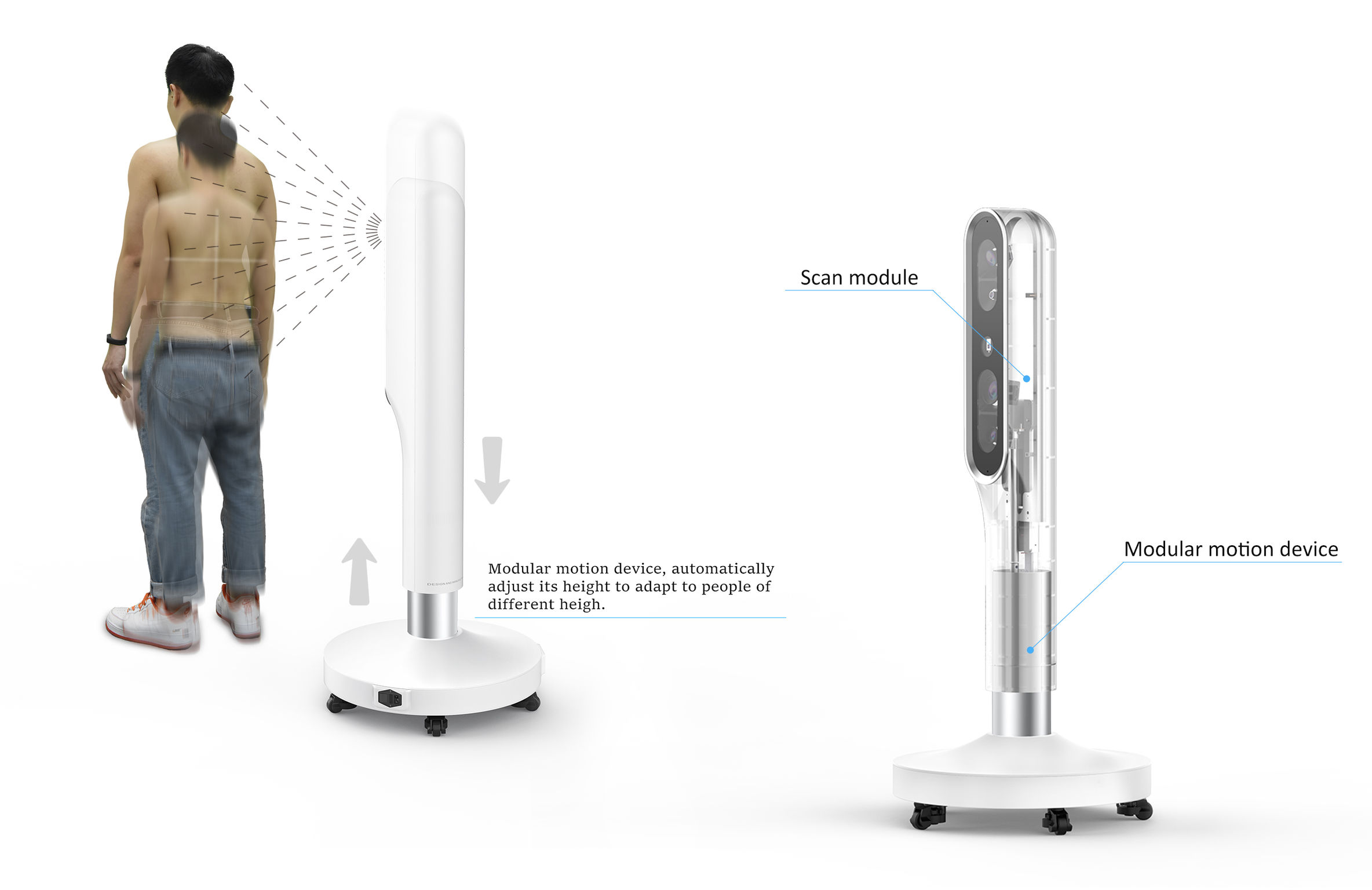 iF Design - Optical 3D Human Back Scanner