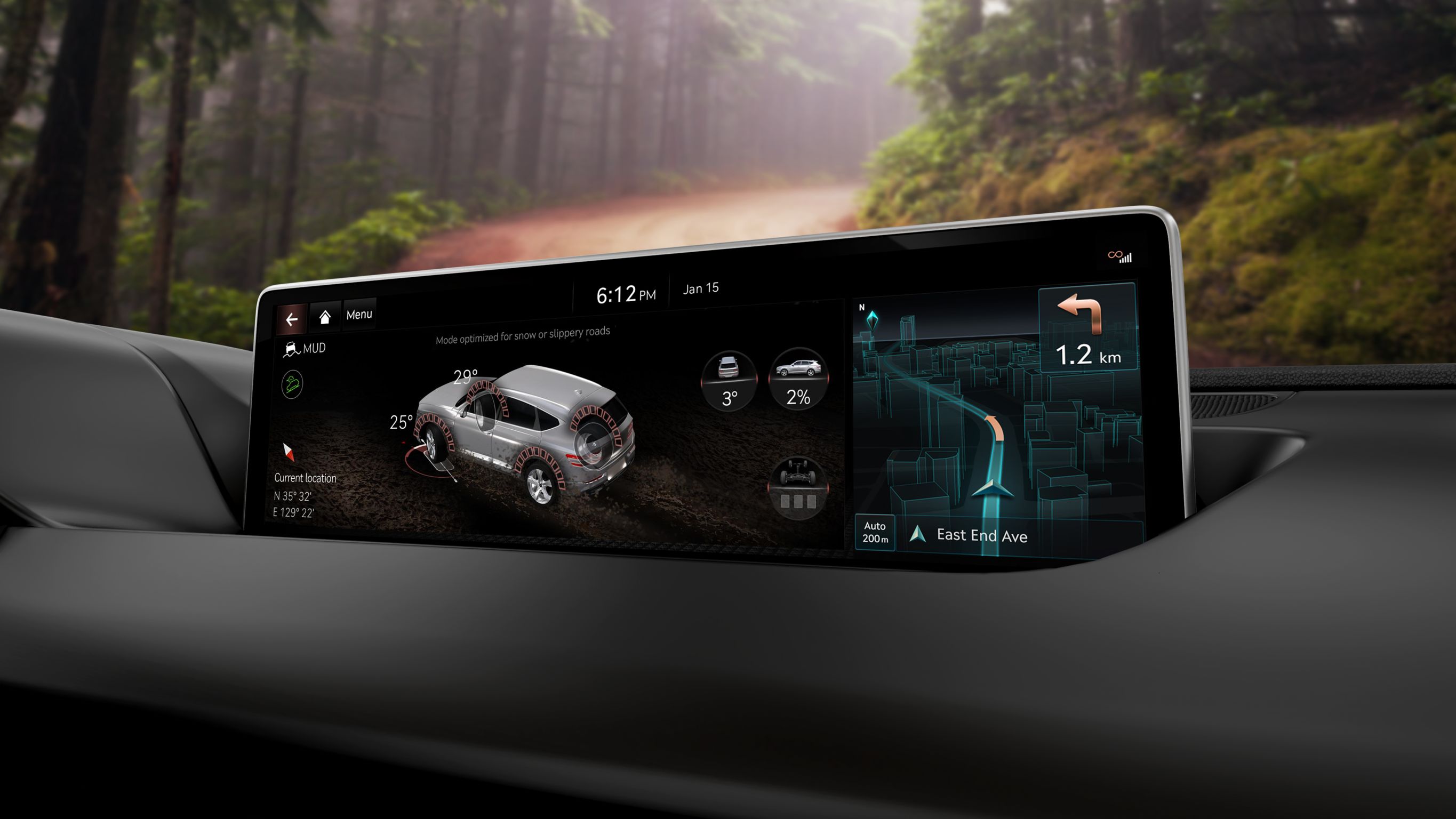 iF Design - GENESIS Infotainment System - Copper Design