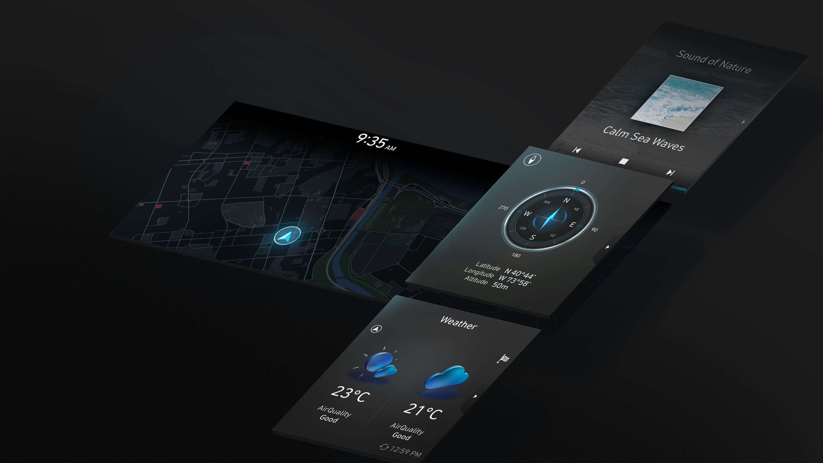 iF Design - Hyundai Infotainment System - Aqua Design