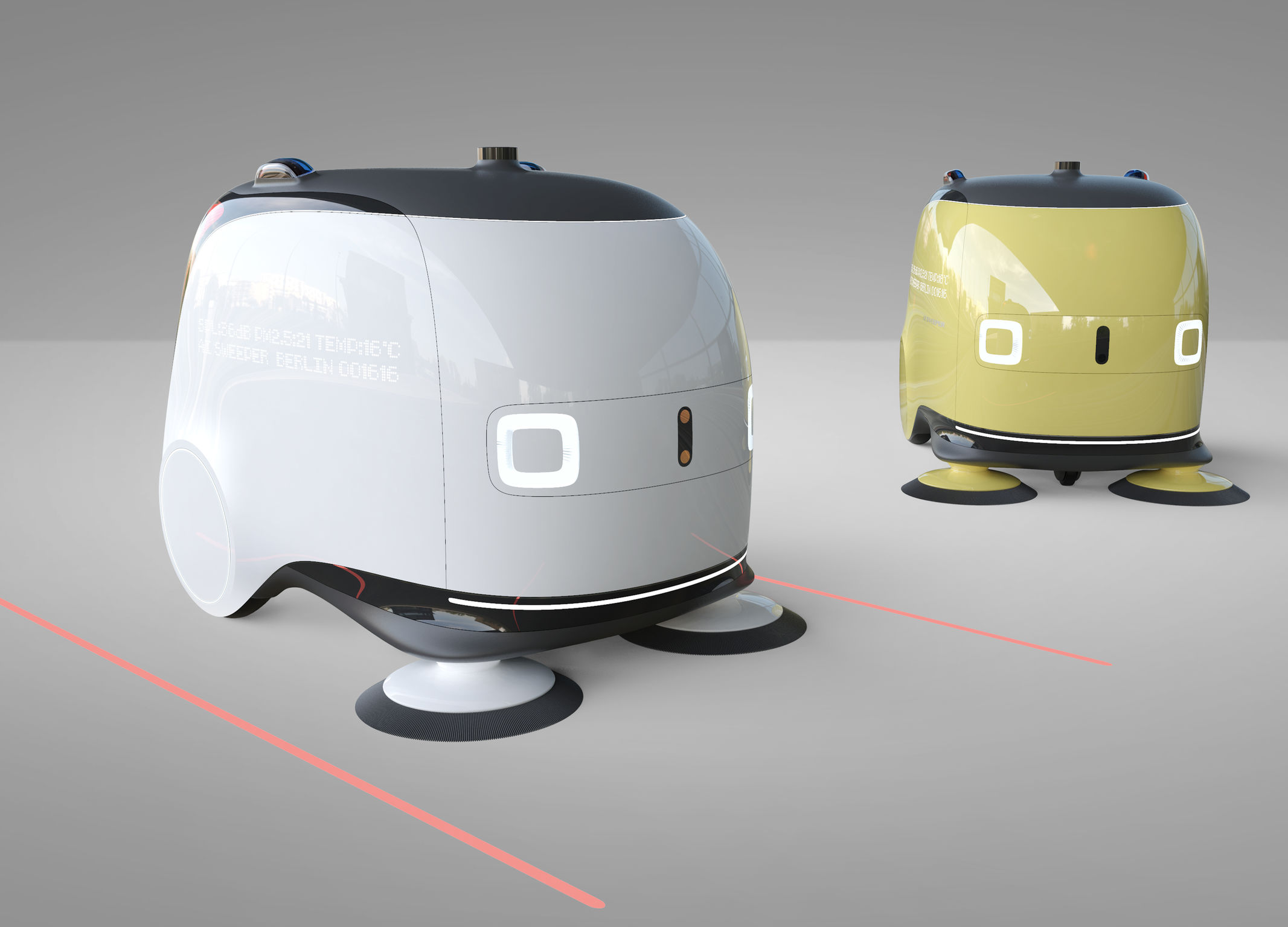 iF Design - Interactive Intelligent Unmanned Sweeper