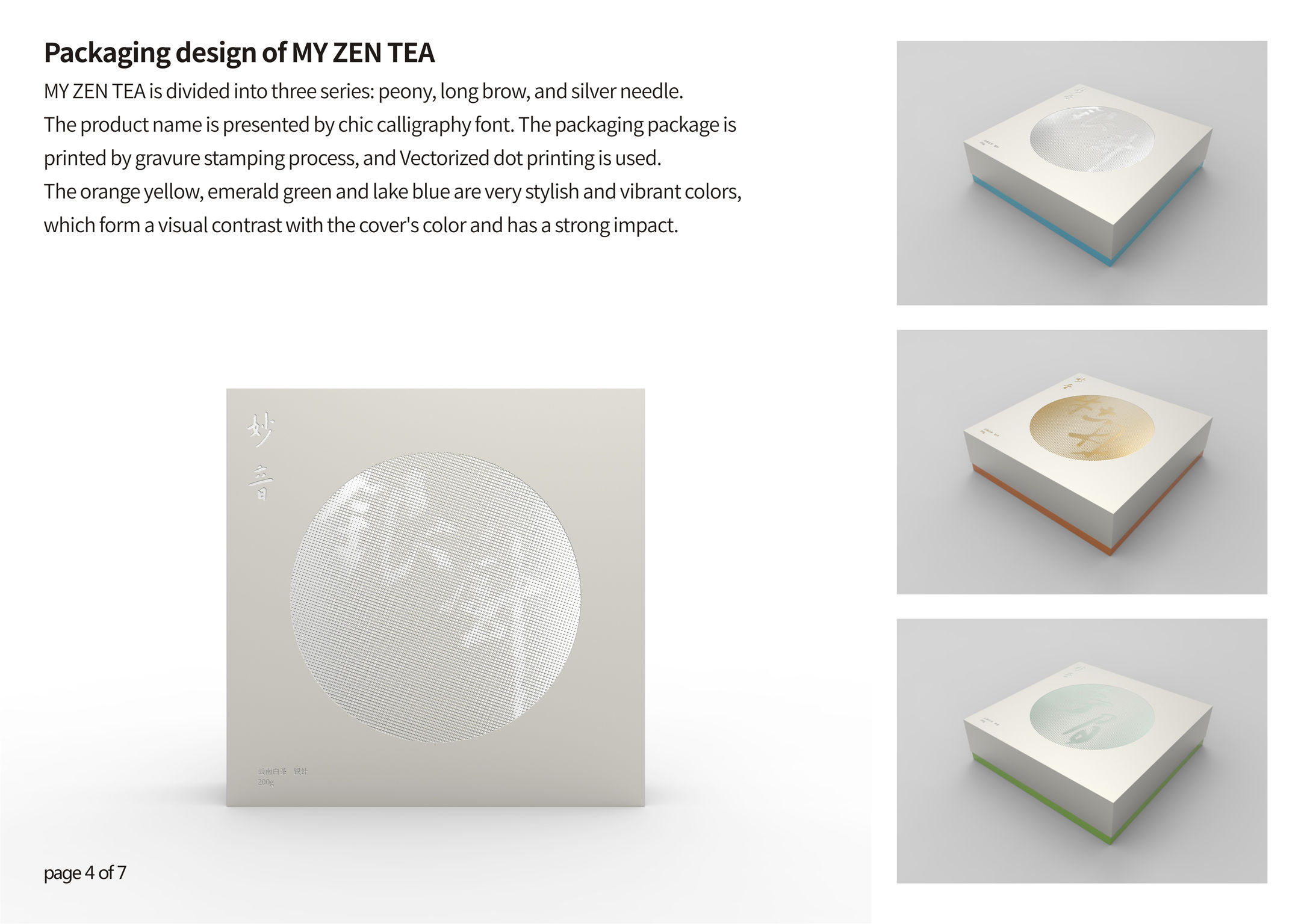 iF Design - Packaging design of MY ZEN TEA