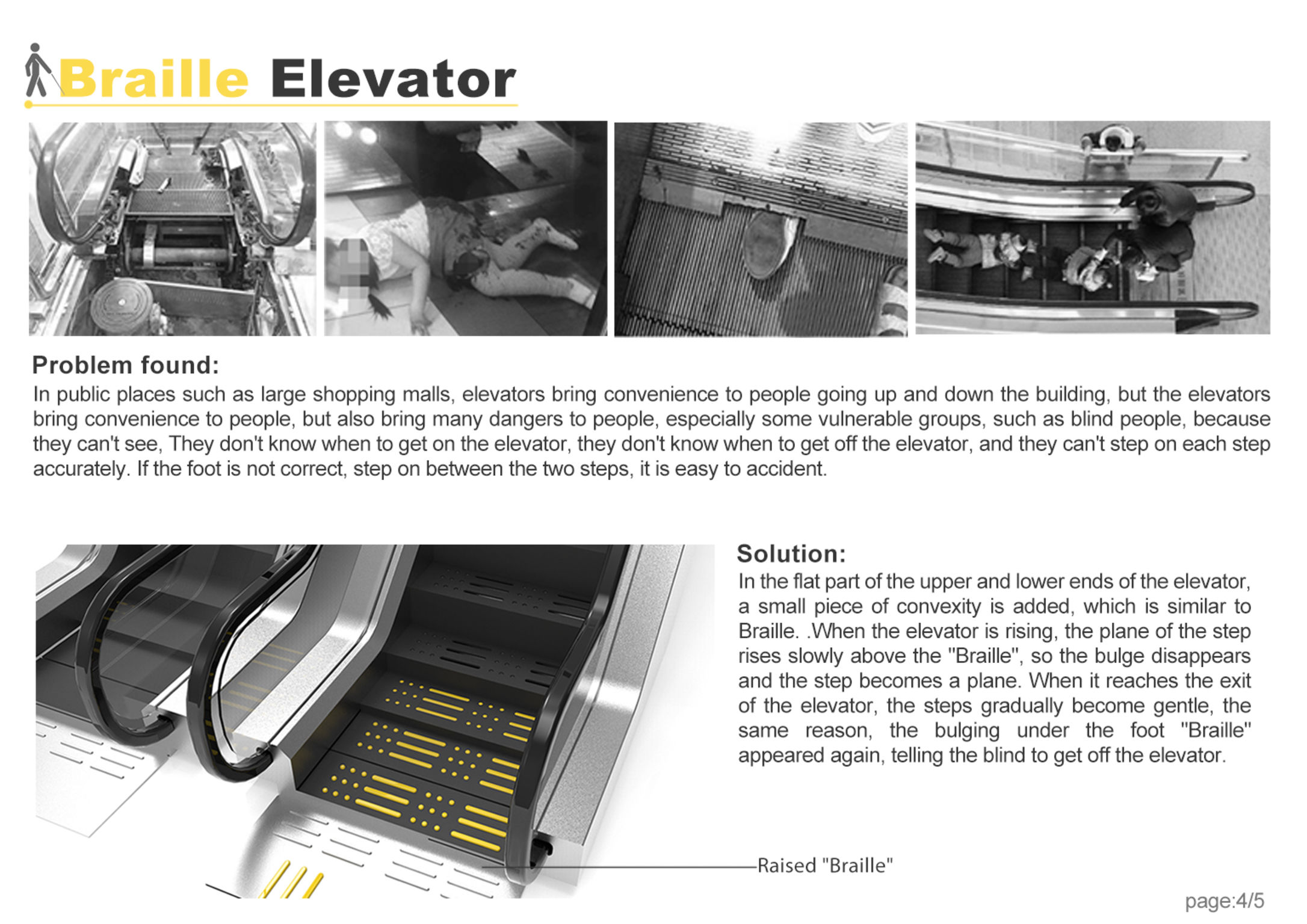 iF Design - Braille Elevator