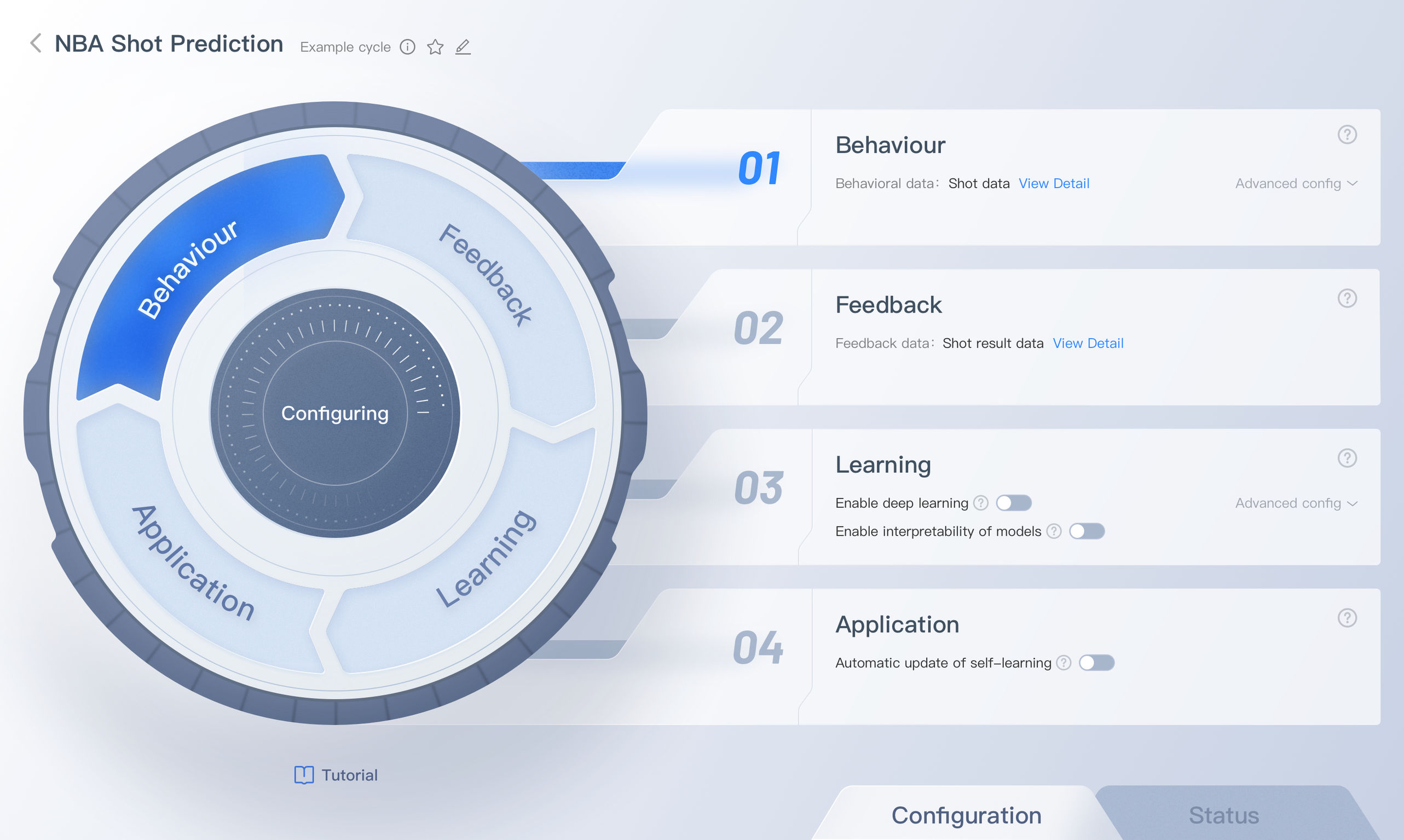 iF Design - Sage HyperCycle ML Interface Design