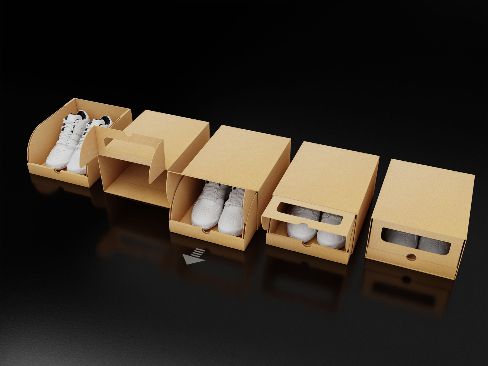 iF Design - Shoe box design with creative storage