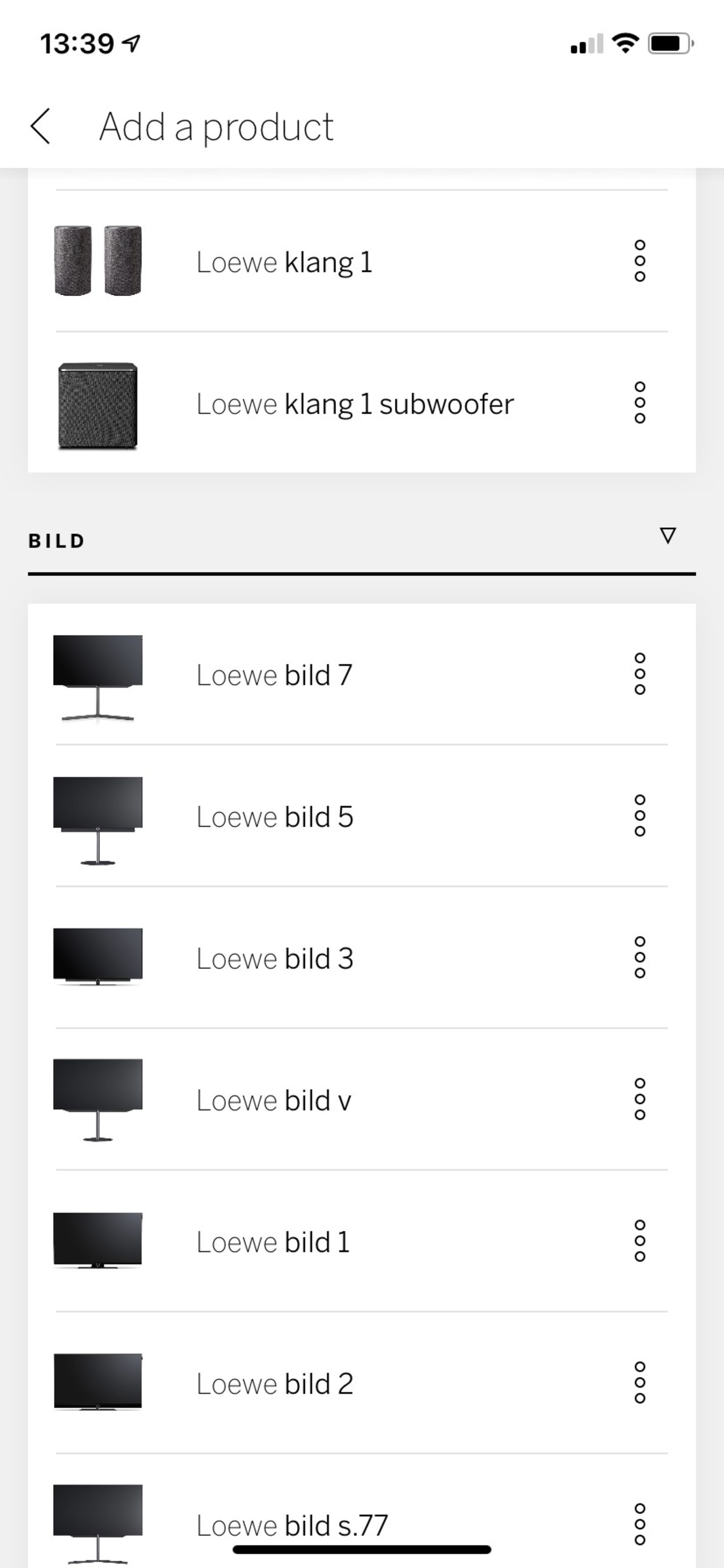 iF Design - my Loewe app
