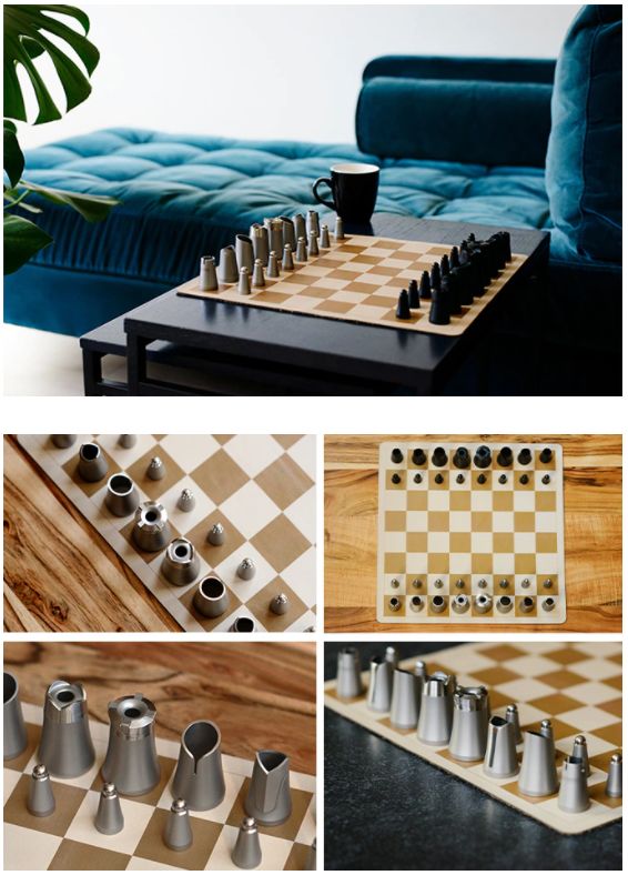 iF Design - CrownesChess: Compact, portable nesting chess set
