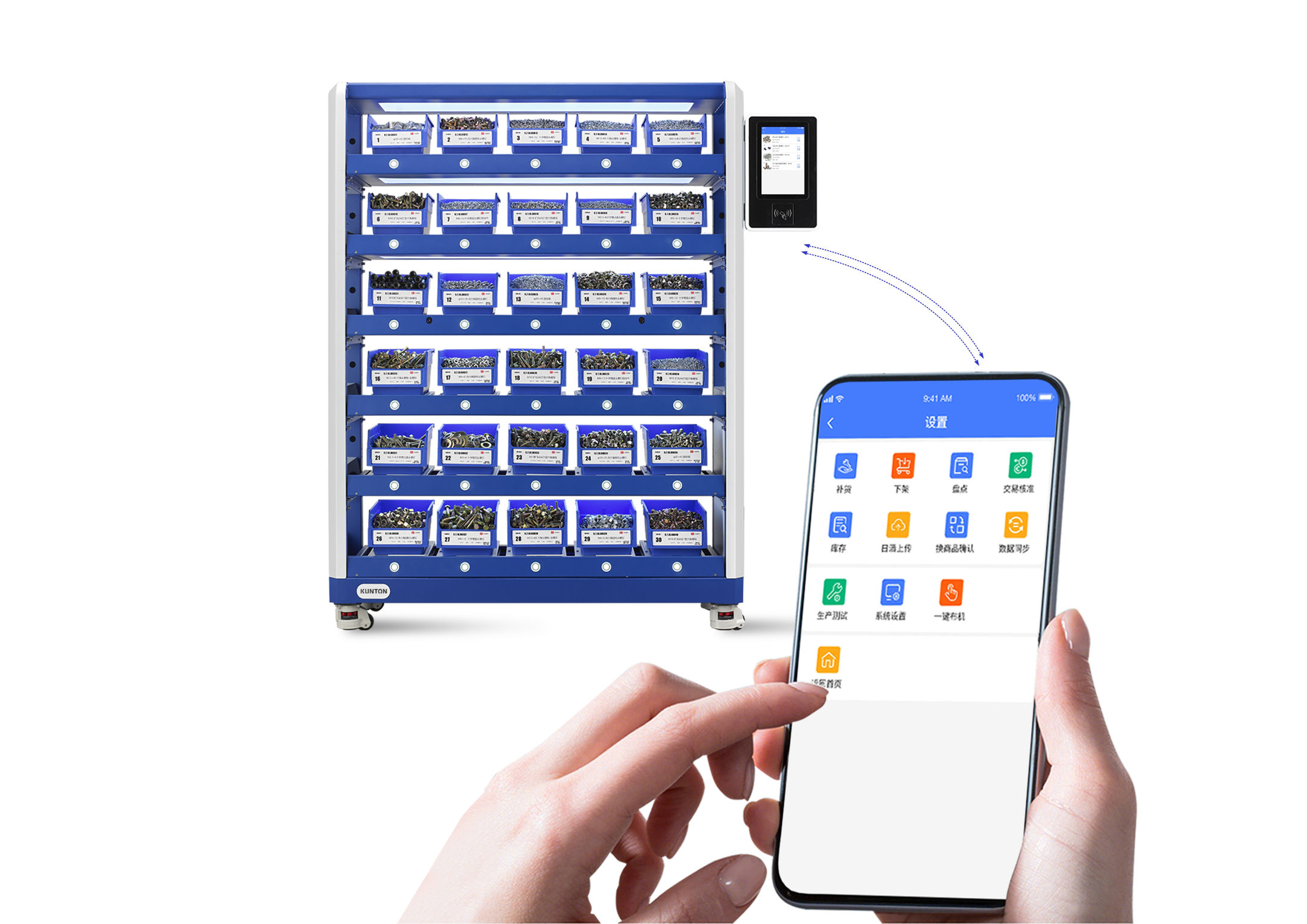 iF Design - Alpha Bin weighing intelligent shelf