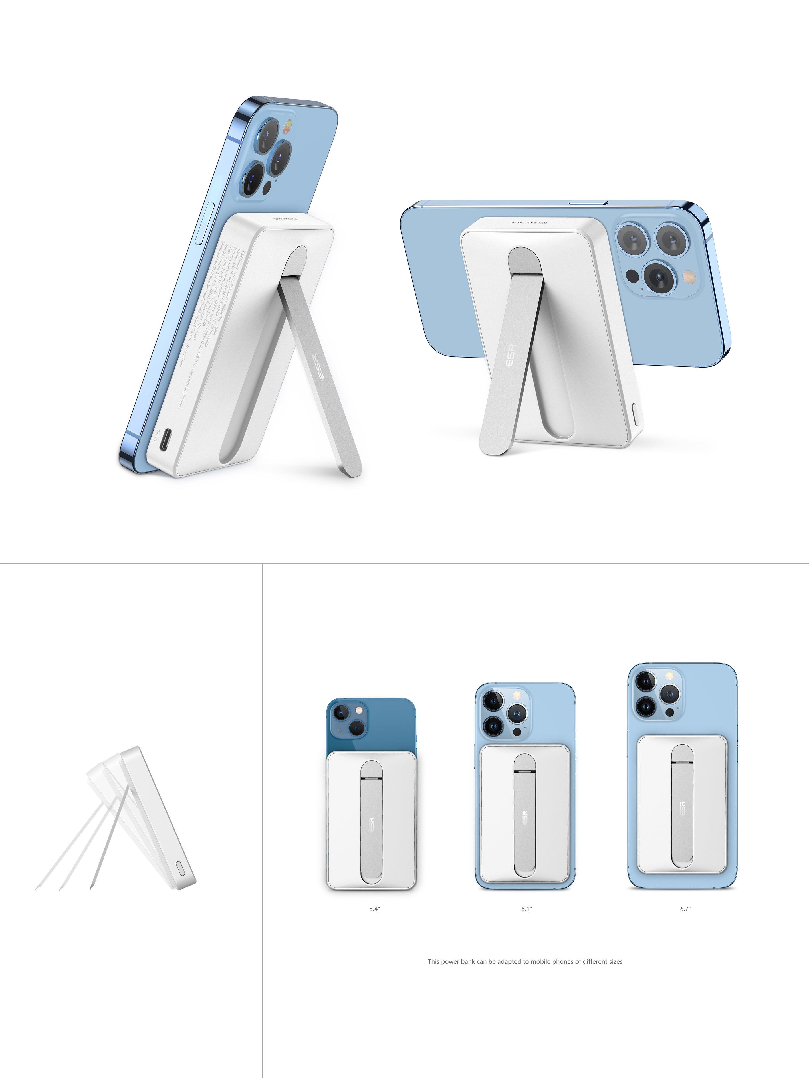 iF Design - ESR HaloLock mini Kickstand Wireless Power Bank