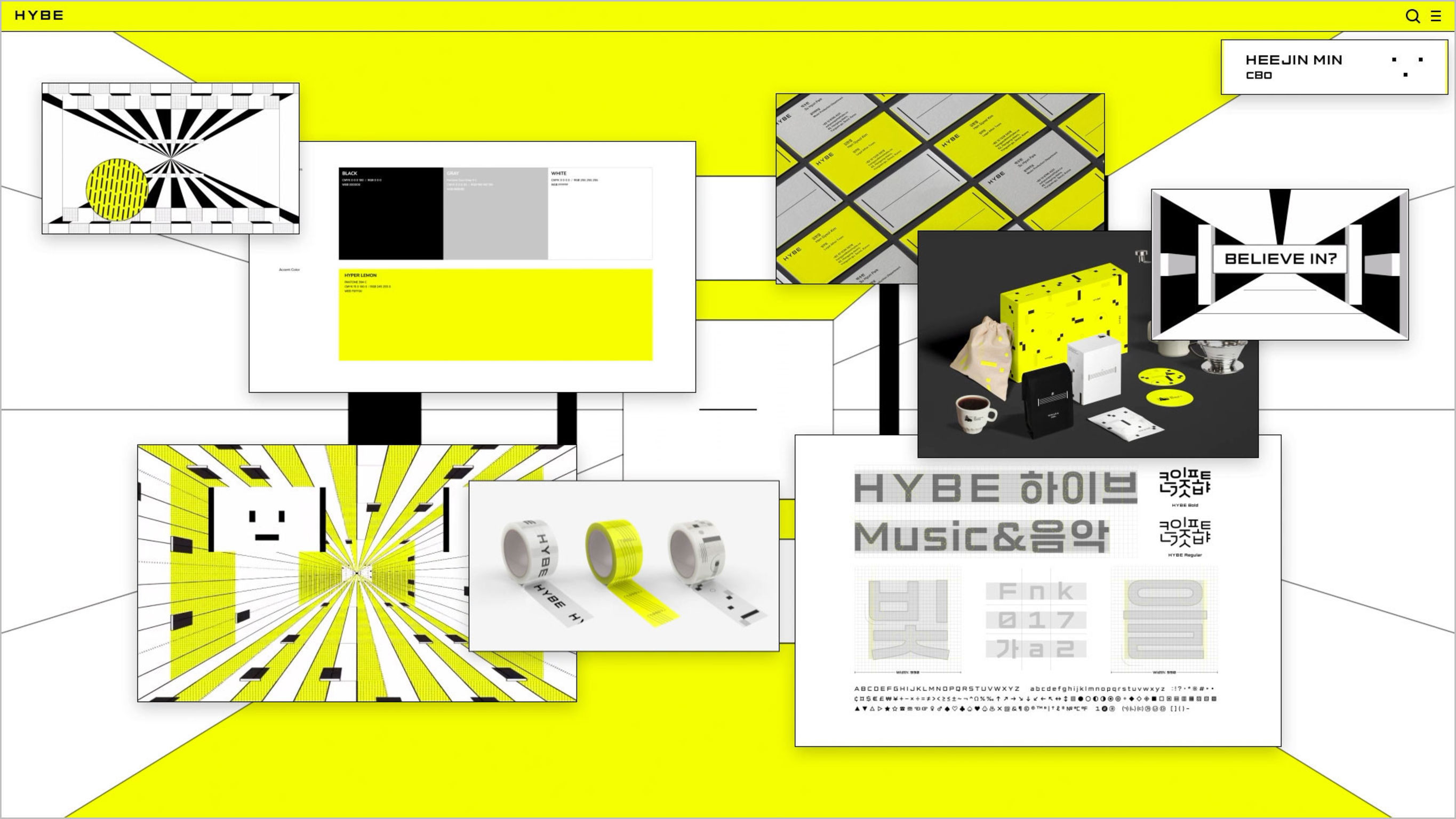 iF Design - HYBE: Corporate Identity
