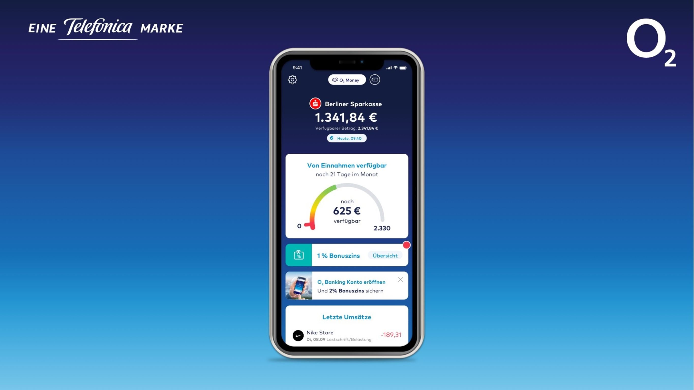 iF Design - o2 Money App