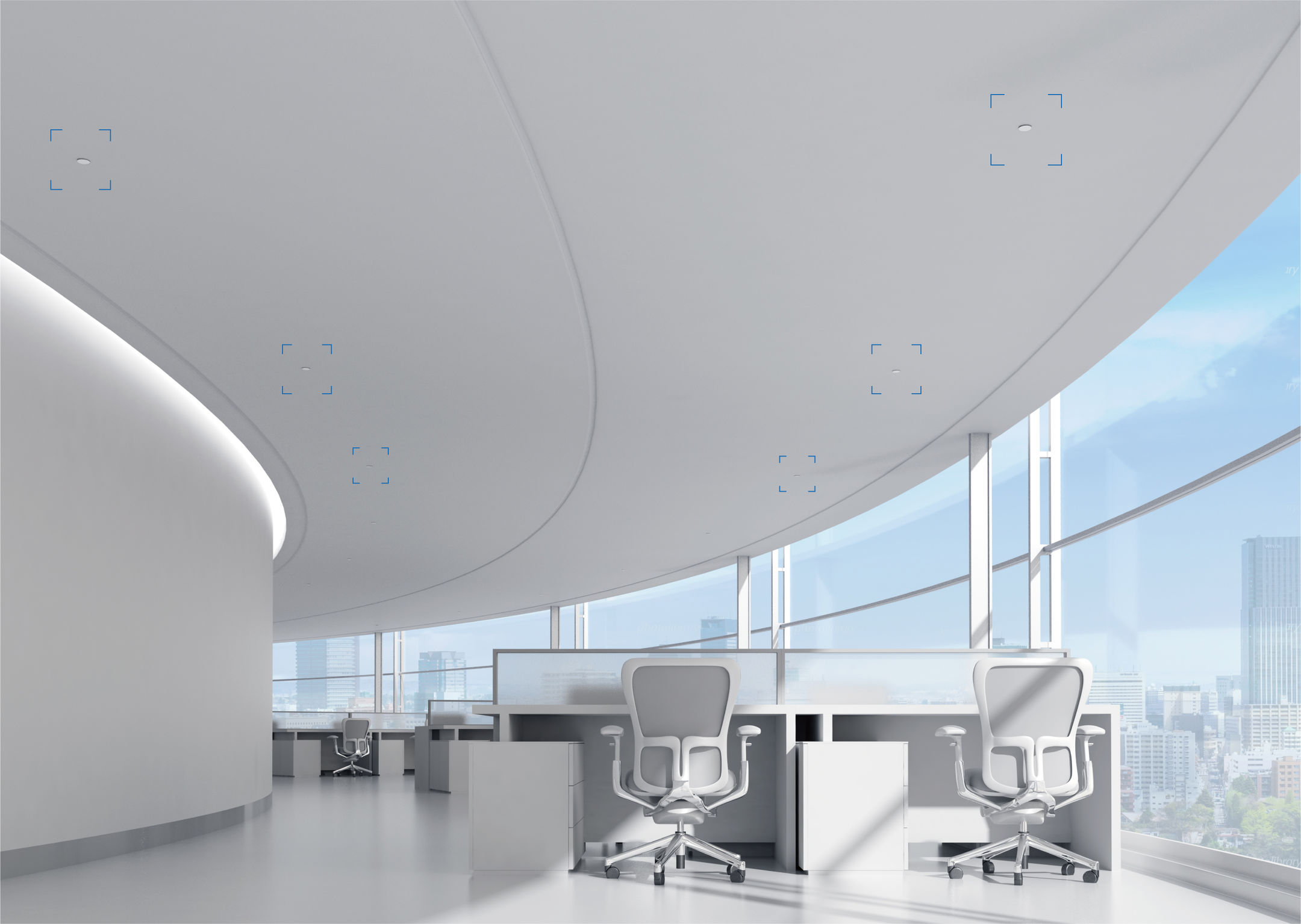 iF Design - Ceiling-Mounted Temperature Sensor (Round Type)