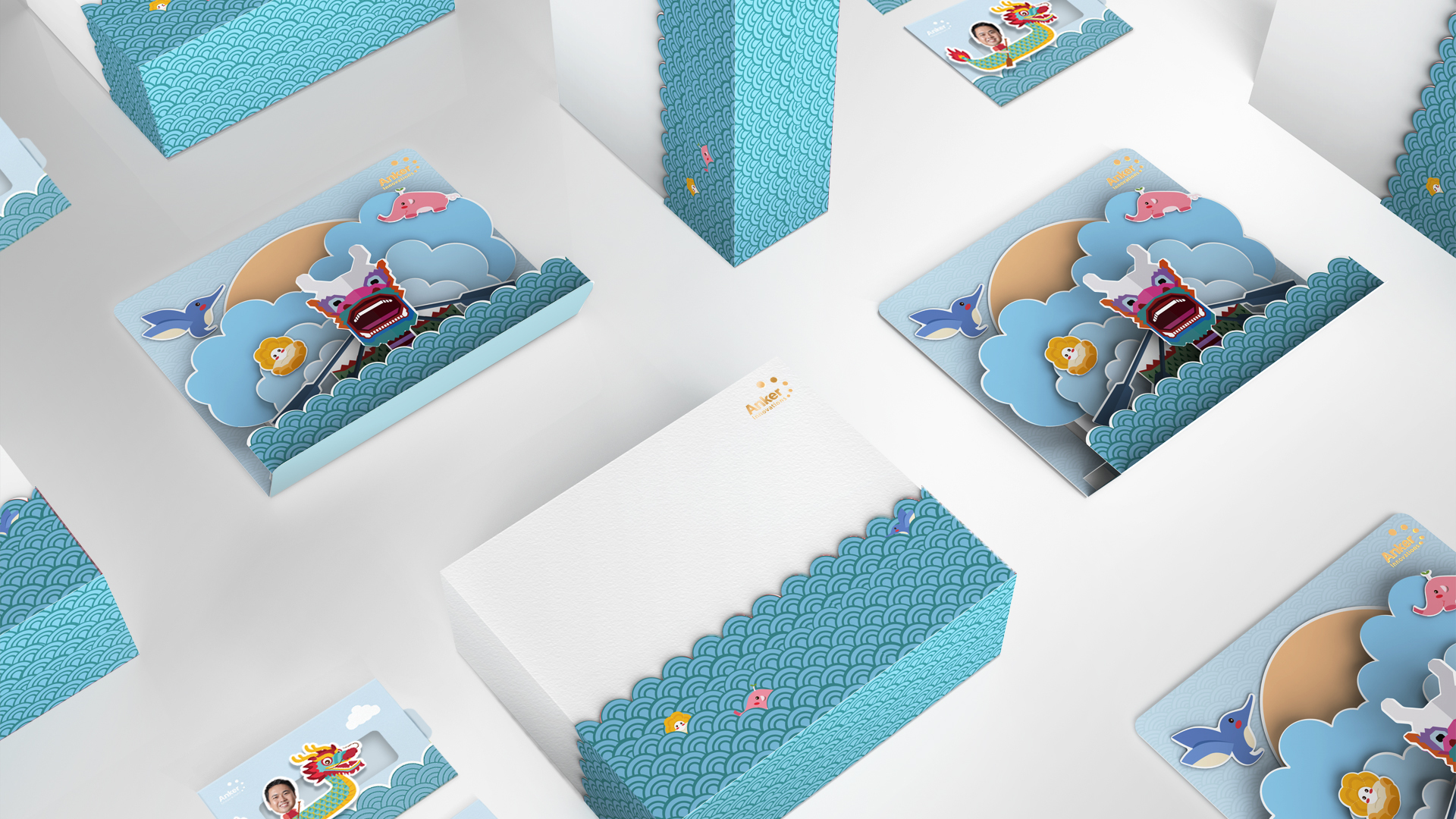 iF Design - Anker Innovation Gift Wrap Four Piece Set