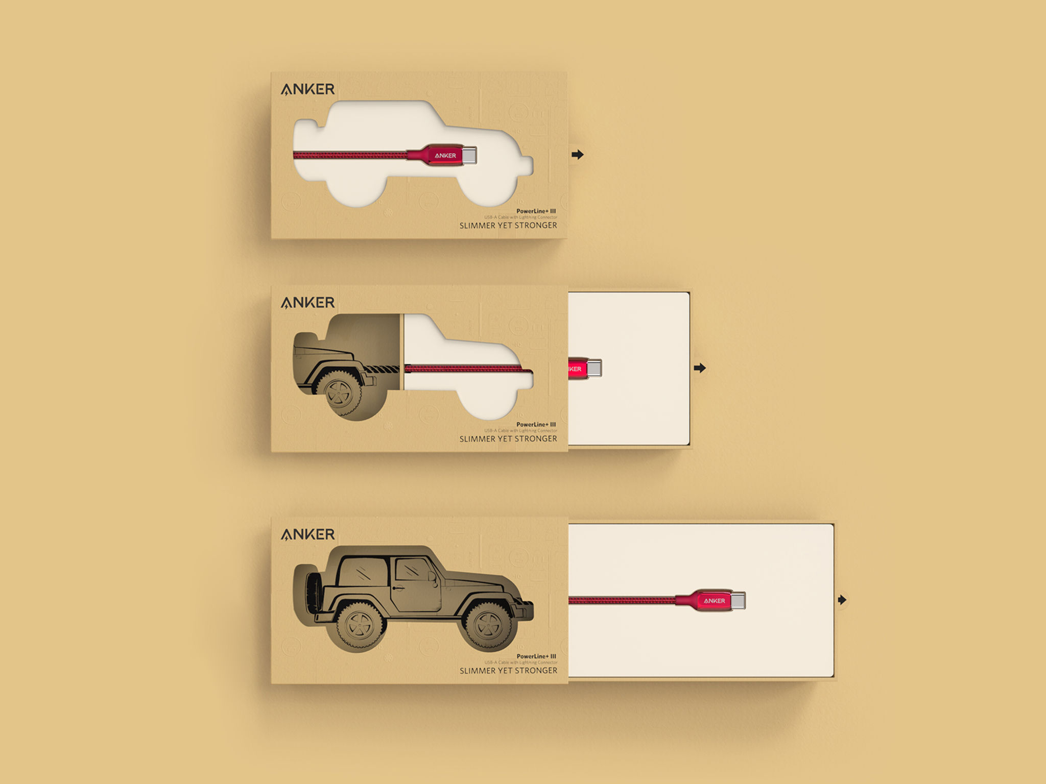 iF Design - Packaging for Anker PowerLine+ III