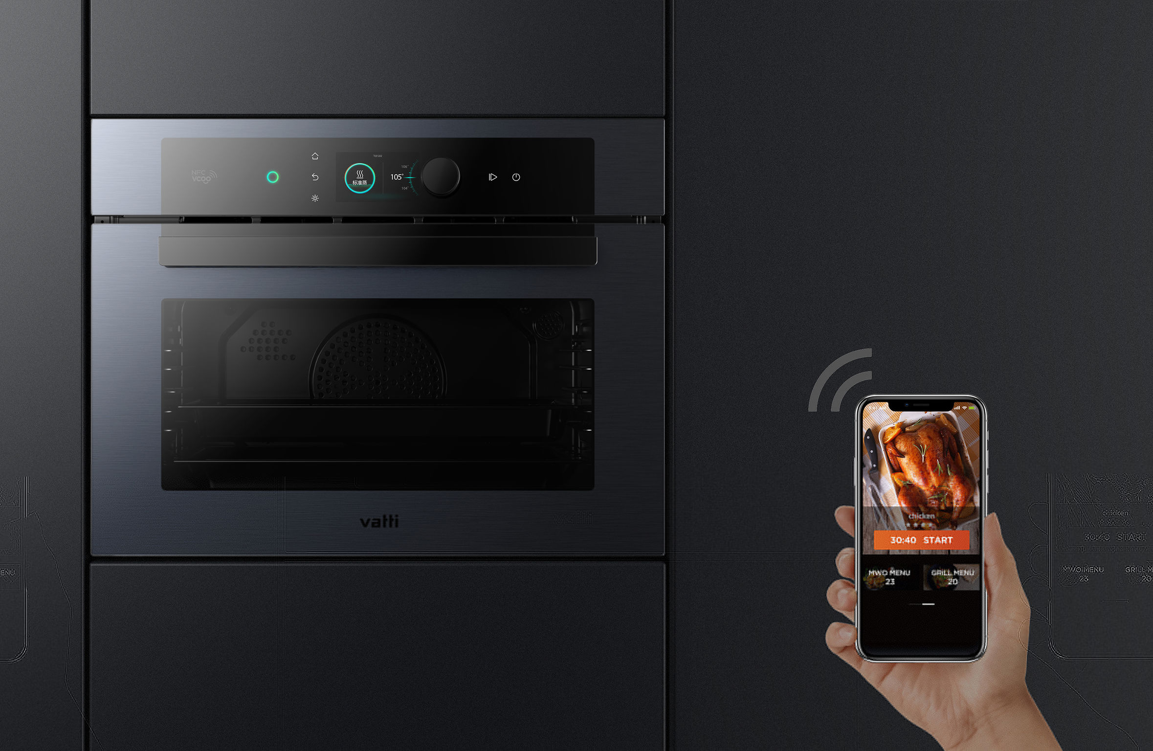 iF Design - Integrated Built-in Cooking Machine YA05
